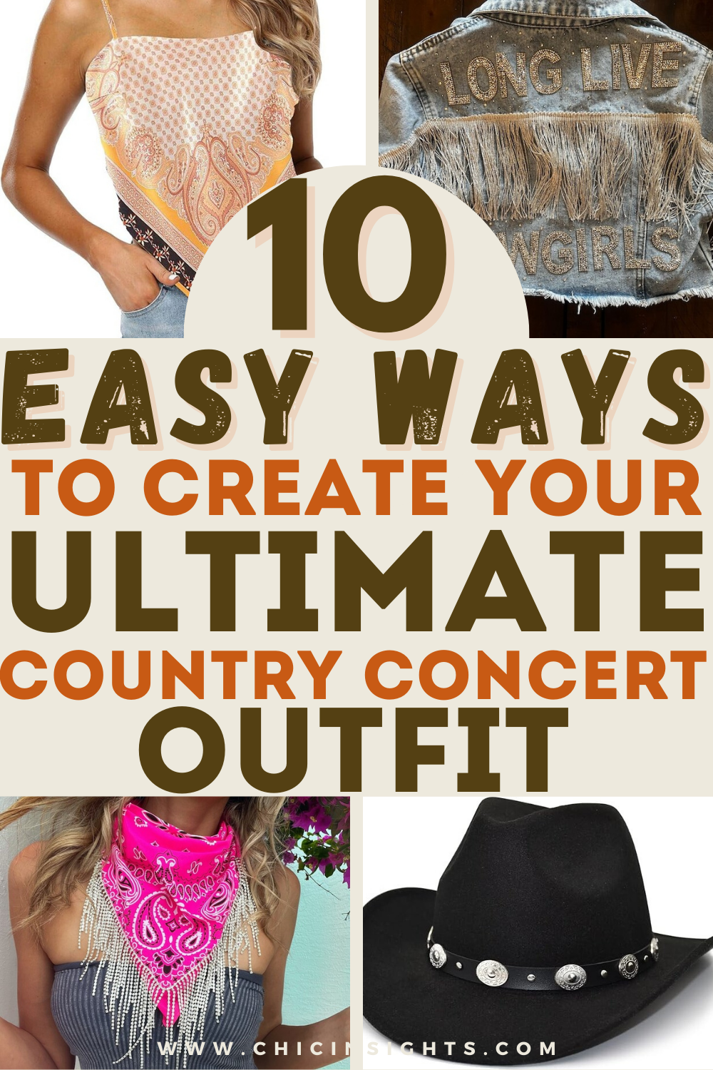 10 Easy Ways To Create Your Ultimate Country Concert Outfit - Chic Insights