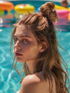 18 Easy Pool Party Hairstyles You Need To Try - Chic Insights