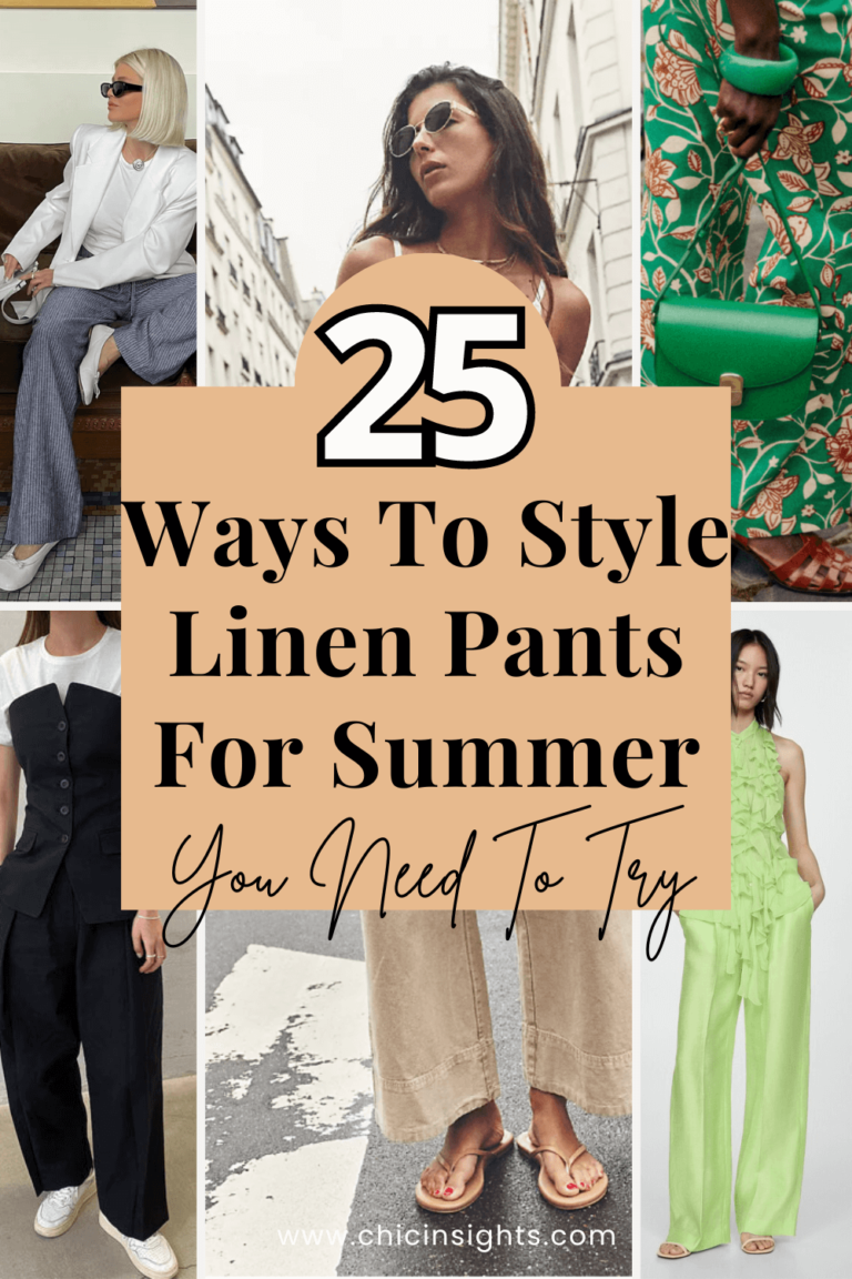25 Unexpected Linen Pants Outfit Ideas You Need To Try Now - Chic Insights