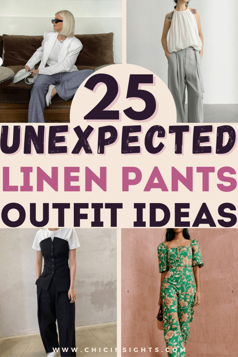 25 Unexpected Linen Pants Outfit Ideas You Need To Try Now - Chic Insights